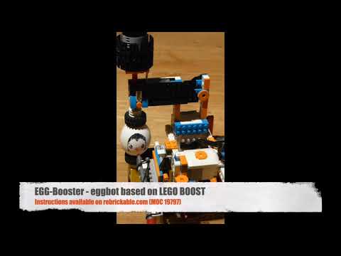Egg-Bot based on LEGO BOOST - YouTube