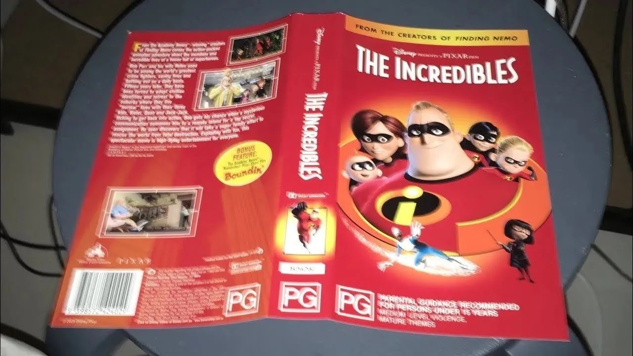 Opening and Closing To "The Incredibles: A original 2004 film" VHS ...