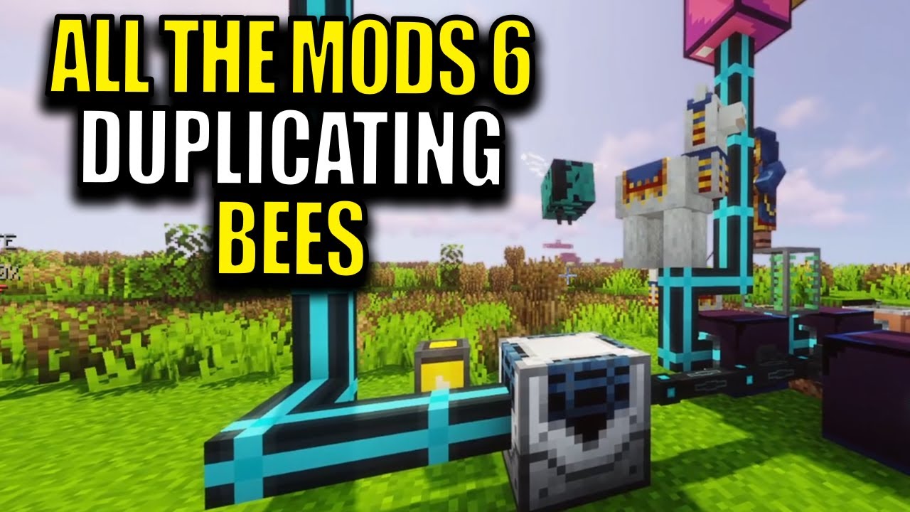 Ep44 Duplicating Bees - Minecraft All The Mods 6 Modpack - YouTube