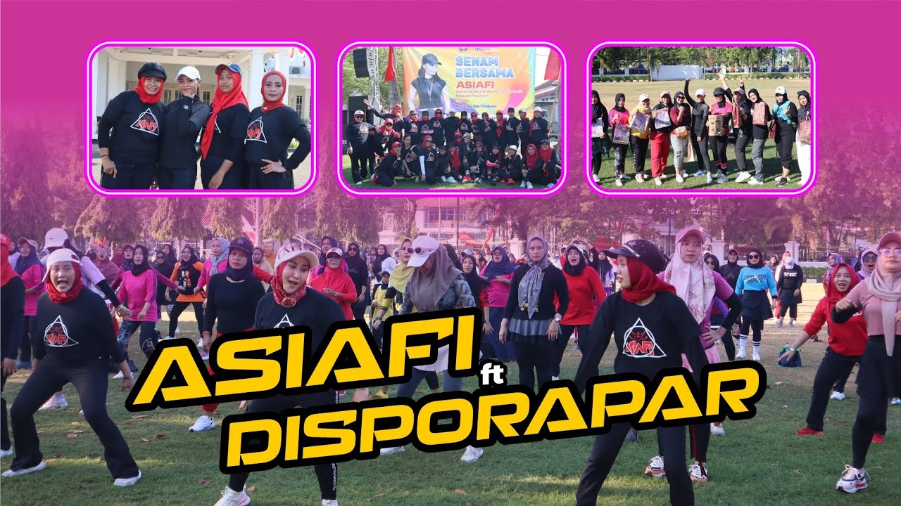 ASIAFI PAMEKASAN ft DISPORAPAR Senam Bersama Masyarakat | SEHAT BUGAR ...