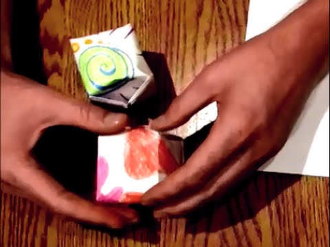 How to make a CHINESE paper WATER BOMB (origami water balloon) - YouTube