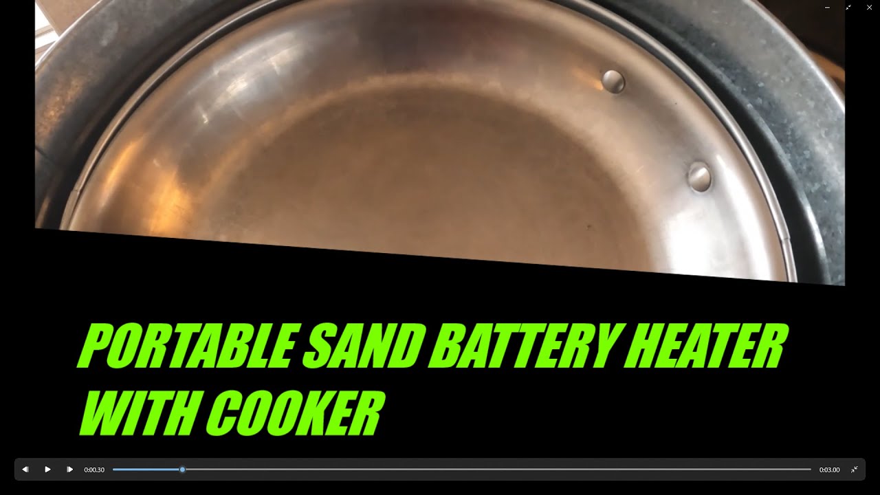 Portable Sand Battery Update Part-13 Mr. Toasty - YouTube