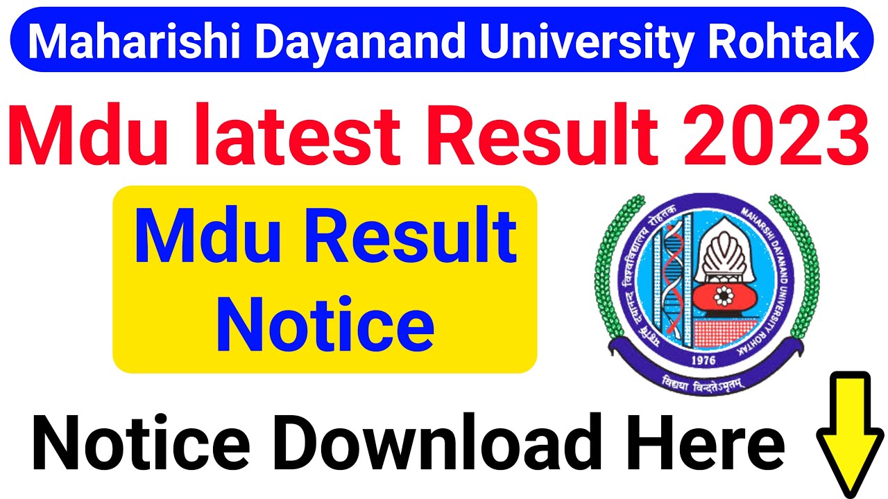 Mdu latest result 2023 | mdu new result 2023 | mdu result update 2023 ...