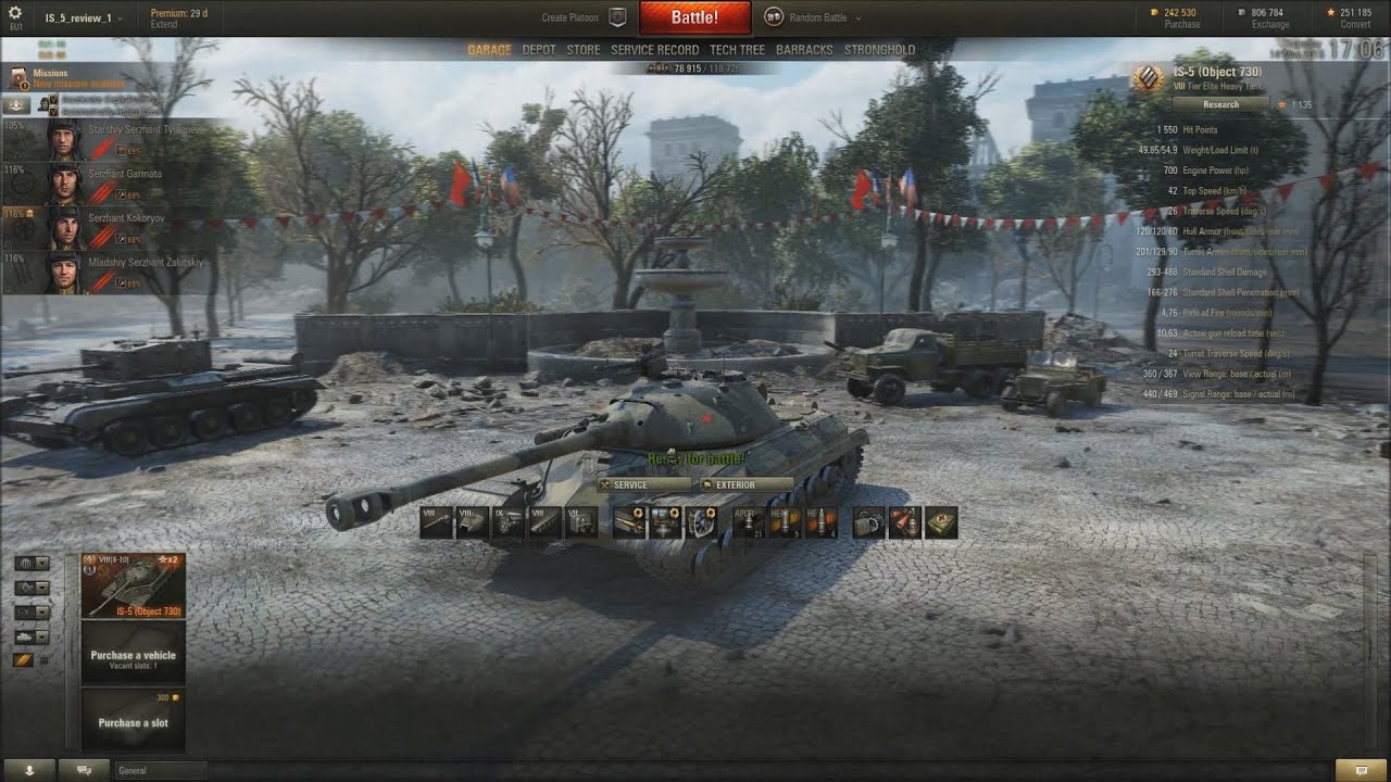 World of Tanks CZ (142.díl) - IS-5 (Object 730) - YouTube