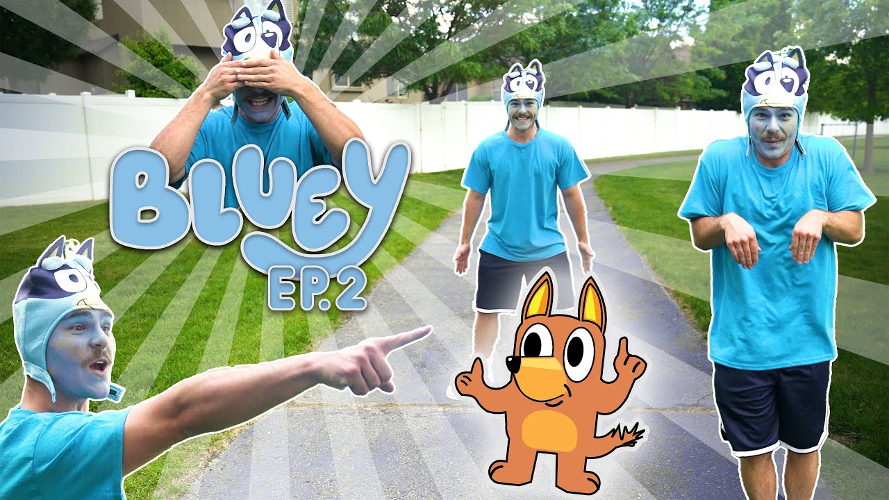 Join Bluey and Bingo for Hide and Seek | Bluey Fitness for kids! - YouTube