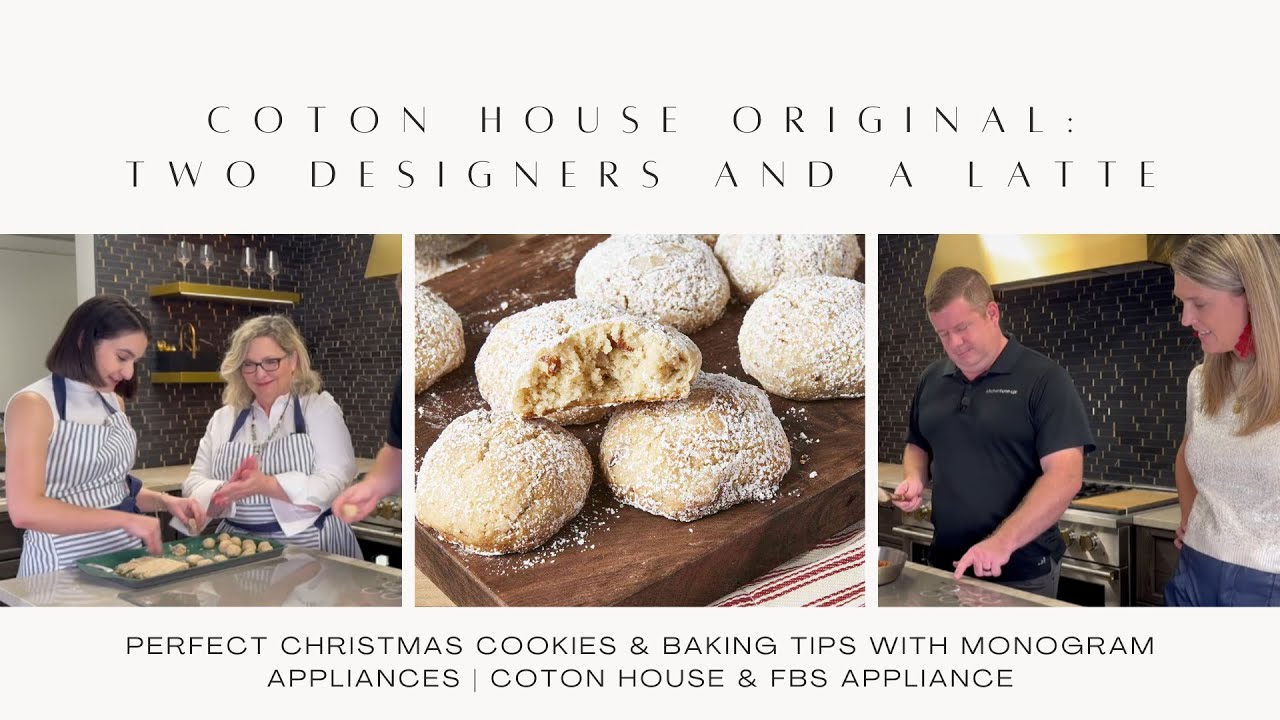 Perfect Christmas Cookies & Baking Tips with Monogram Appliances | Coton House & FBS Appliance ...