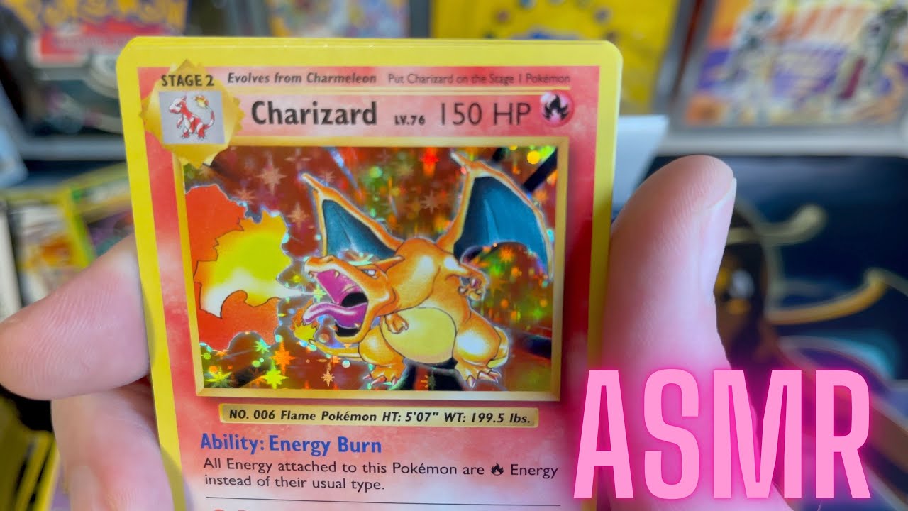 Pulling a Charizard Holo from 2016 Pokemon XY Evolutions Pack with ASMR ...