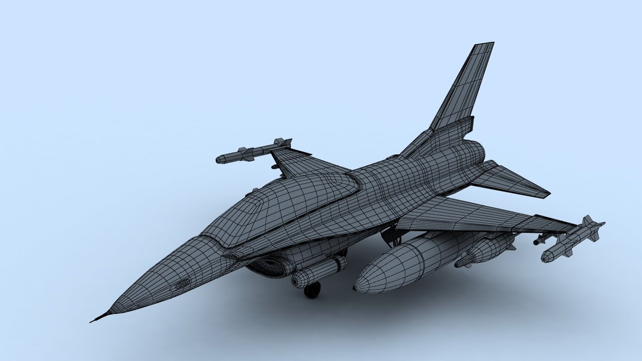 Fighter plane modeling in 3ds max part 5 - YouTube