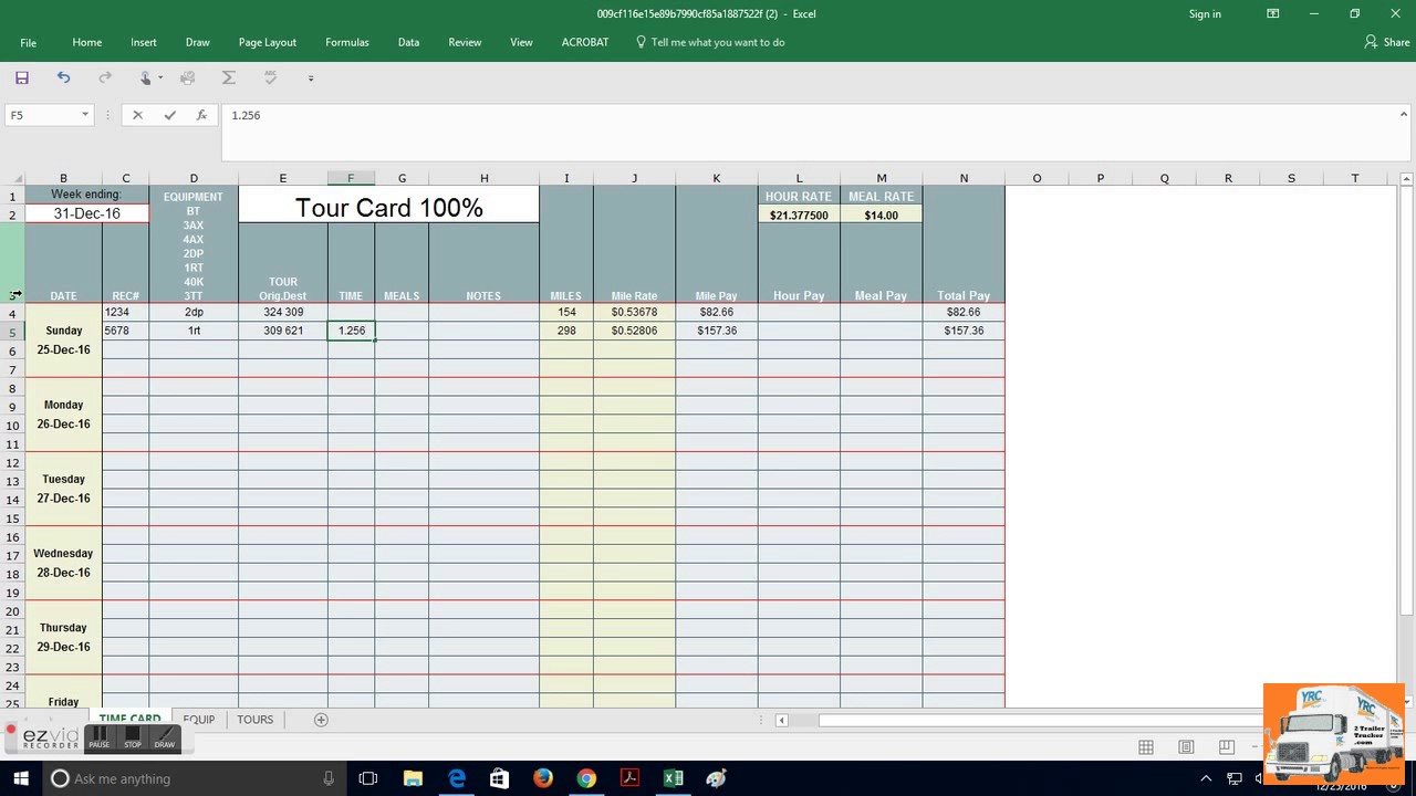 Pay Rec Calculator - YouTube