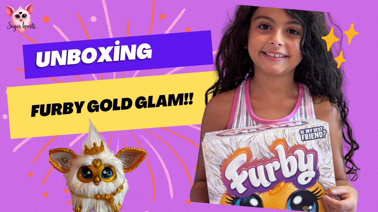 Unboxing GOLD GLAM FURBY!!! - YouTube