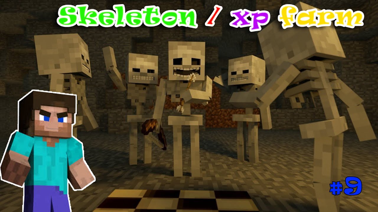 Making Skeleton Spawner xp farm in Minecraft ( Minecraft survival ...