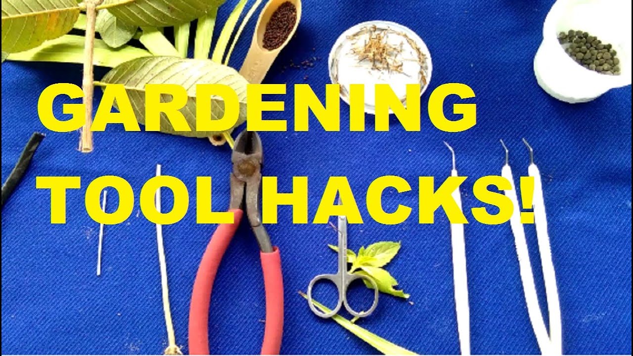 GARDEN TOOLS: UNIQUE IDEAS TIPS & TRICKS - YouTube