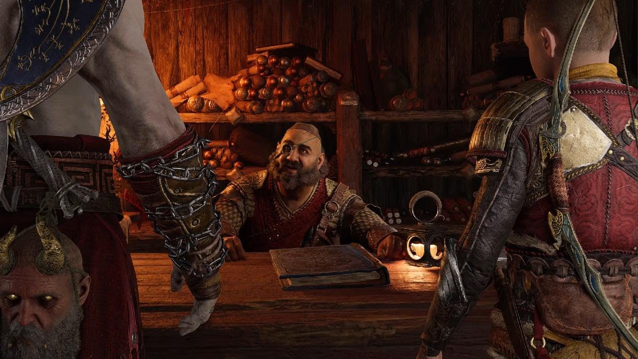 God of War Ragnarök - Classic Og Greek Kratos Meets Durlin The Dwarf ...
