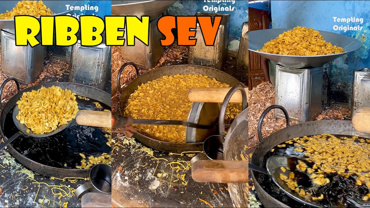 Making of Ribbon Seeval | Indian Street Food - Tempting - YouTube