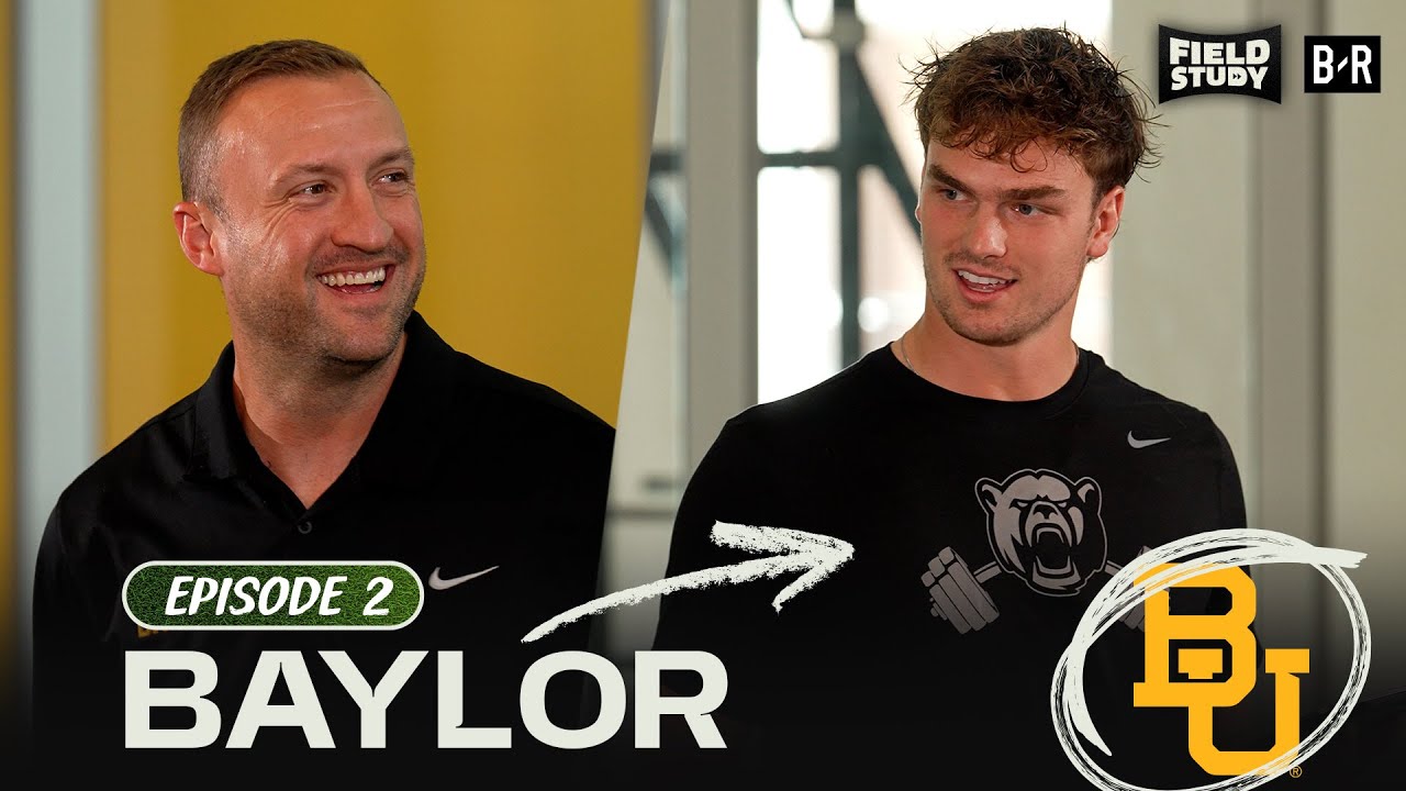 Baylor QB Sawyer Robertson Reacts to His Highlights with OC Jake ...