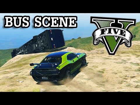 GTA V - Fast and Furious 7 Bus Scene - YouTube