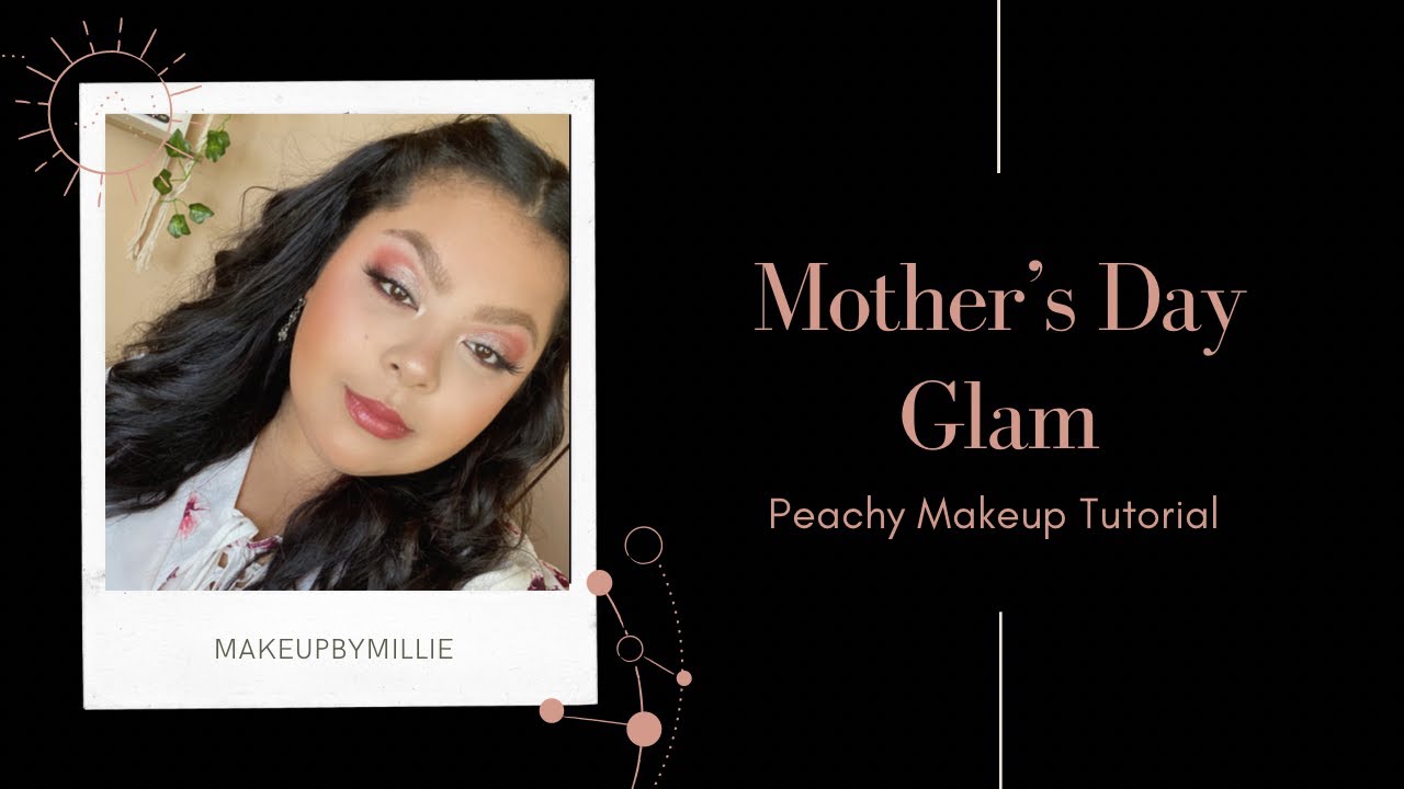 🍑Full Glam Peachy Makeup Tutorial 🍑 - YouTube