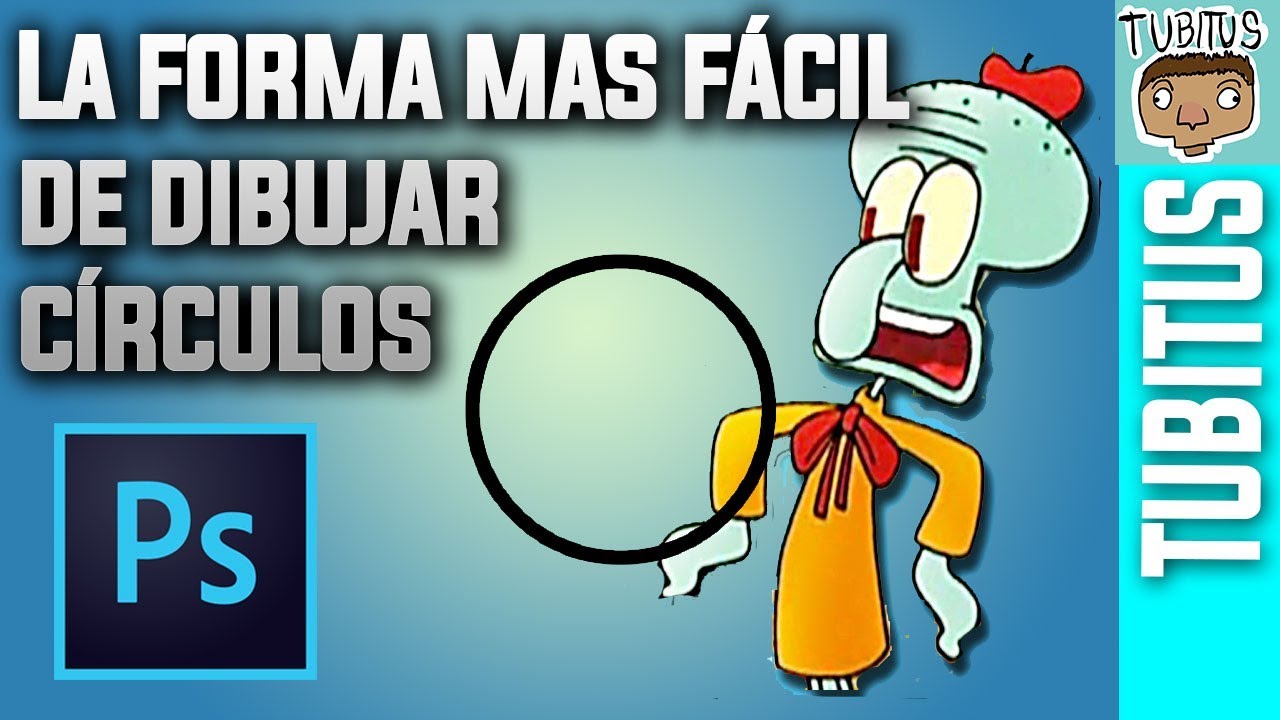 Como dibujar círculos perfectos en Photoshop - YouTube