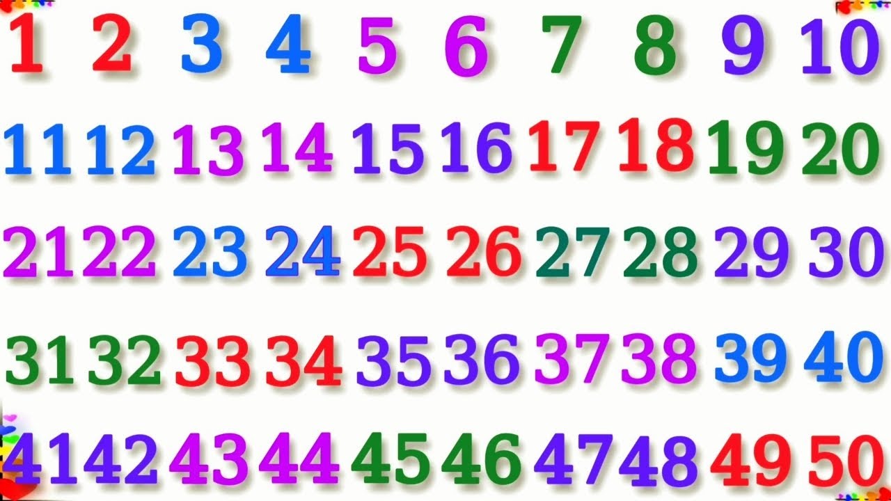 Learn Counting 1 To 50 One Two Three Song 1 2 learn-counting-1-to-50-one-two-three-song-1-2