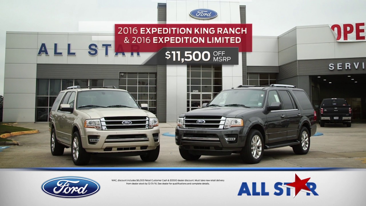 All Star Ford - December 2016 TV Commercial - 2016 Ford F-150 & 2016 ...
