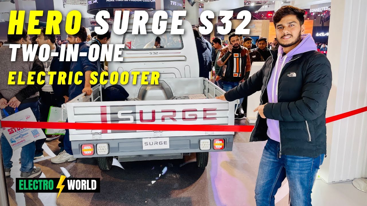 Hero Surge S32 Review - India's First 2-IN-One Electric Scooter ...