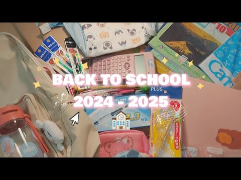 🏫BACK TO SCHOOL 2024 - 2025📚// 🎀Mình đã chuẩn bị những gì cho năm học ...