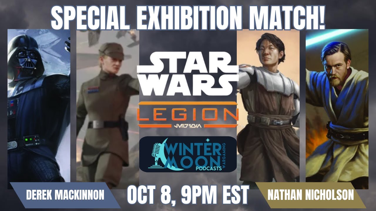 Special Exhibition Match! // Nathan Nicholson vs Derek MacKinnon // Winter Moon Wargaming - YouTube
