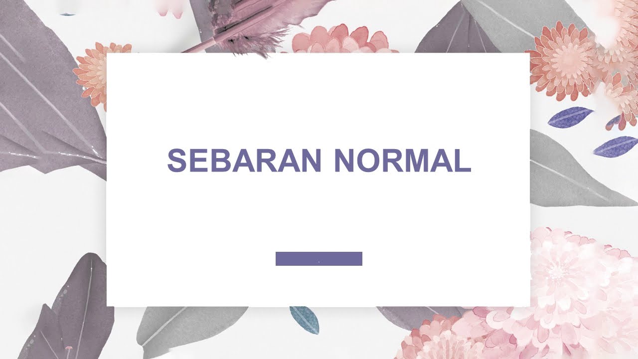 Sebaran Normal - YouTube