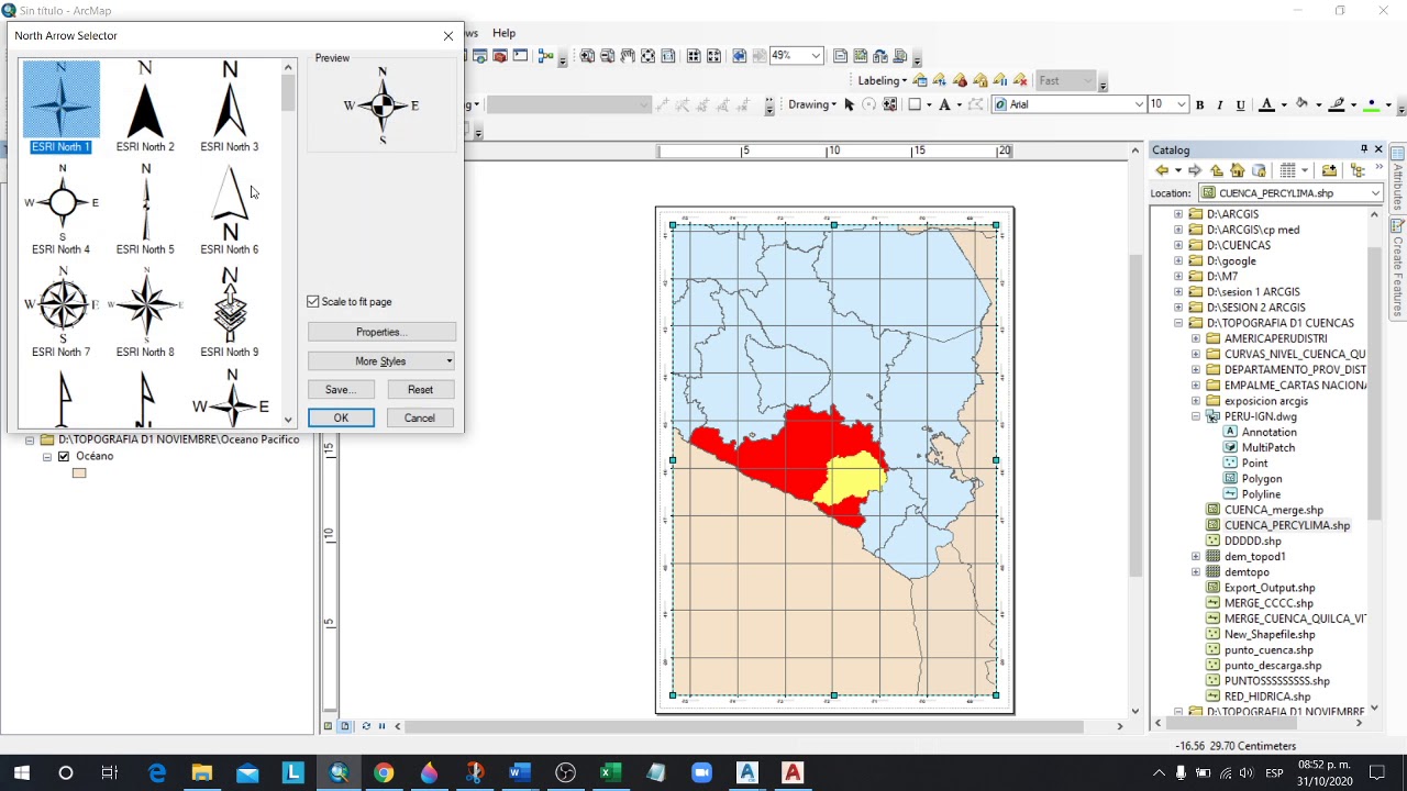 SESION 8 PLANO CUENCA CON LEYENDA NORTE TEXTO - YouTube