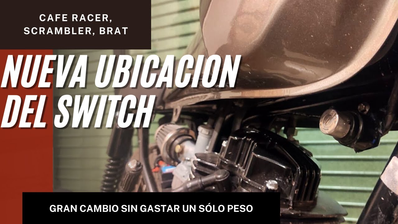 Reubicamos el switch y eliminamos el tablero | Proyecto Cafe Racer ...