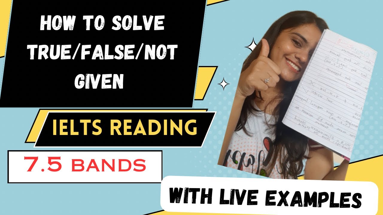 Examples Of True/False/Not Given Questions In Ielts Reading ||With ...