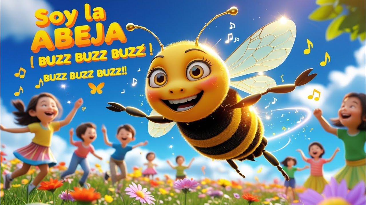 🐝🎤"Soy la Abeja 🐝| Fun Spanish Bee Song for Kids | Buzz Buzz Buzz!" ️🎶🎷 ...