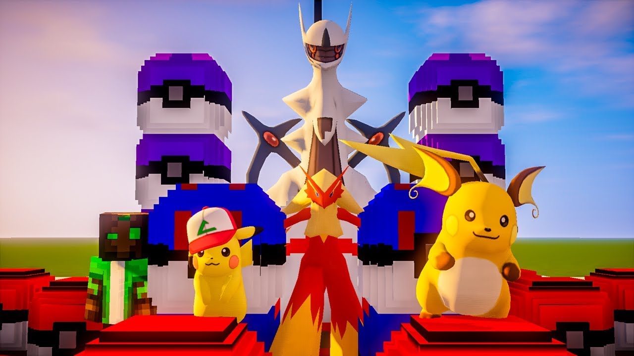 BATALLA PIXELMON LUCKY BLOCK MIX 😱 - ¡TODOS LOS LUCKY BLOCKS POKEBALL ...