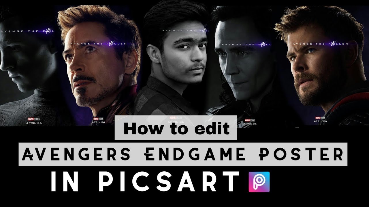 Avengers Endgame Photo editing (Tutorial) | Android - YouTube