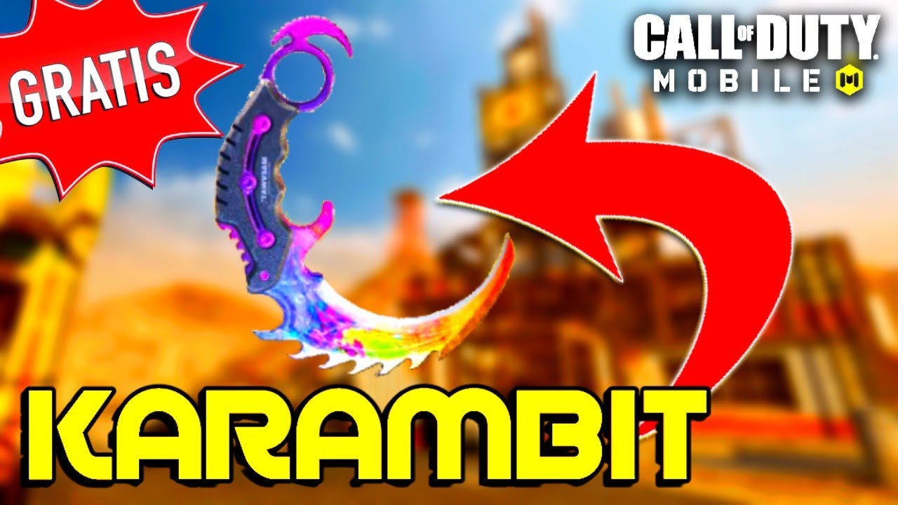 🤯COMO CONSEGUIR el KARAMBIT 🤑GRATIS🤑 en CALL OF DUTY MOBILE😲 | KARAMBIT ...