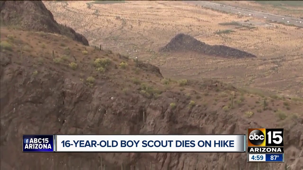 Teen boy scout dies on hike at Picacho Peak - YouTube
