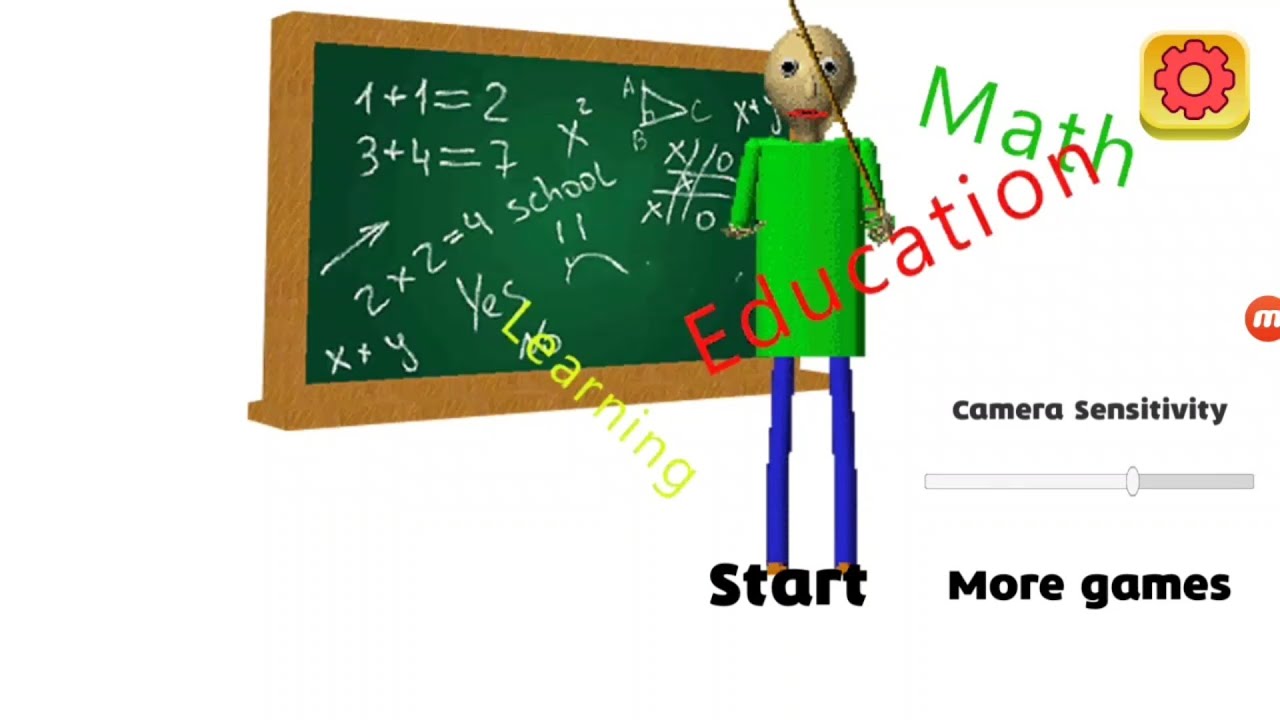 baldi's basics in math school android - YouTube