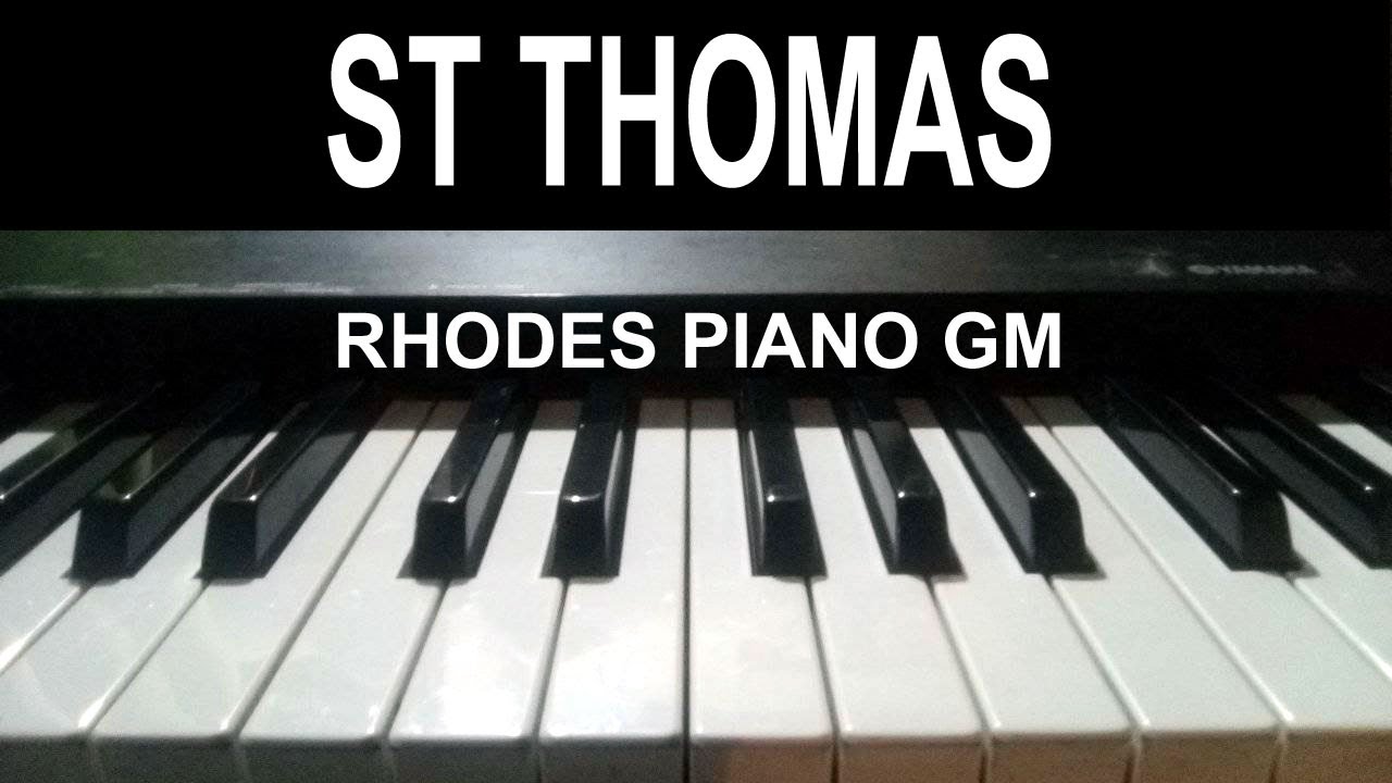 ST THOMAS (Sonny Rollins) PIANO Solo - Jazz Rhodes - YouTube