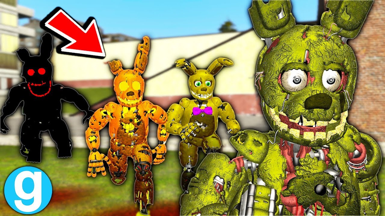 New Spooky FNAF 3 Early Access Chasing NPCs! - Gmod FNAF - YouTube