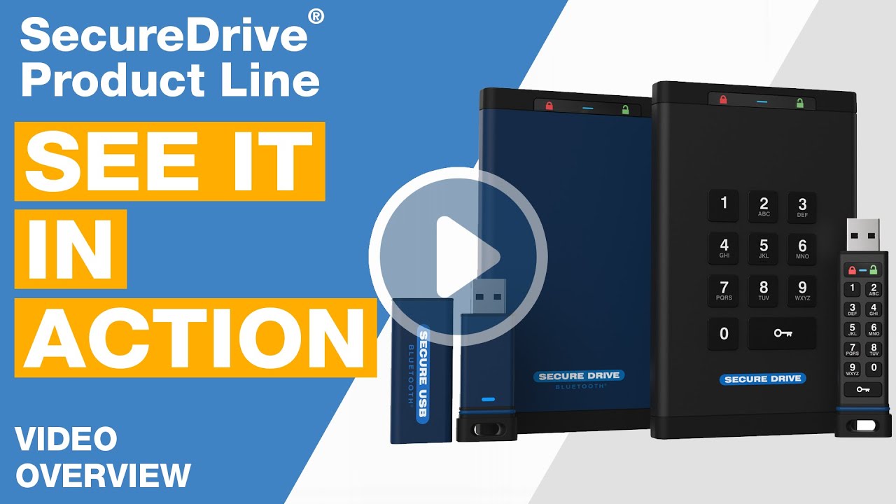 SecureDrive - Product Line - Encrypted Hard Drive - Video Demo - YouTube