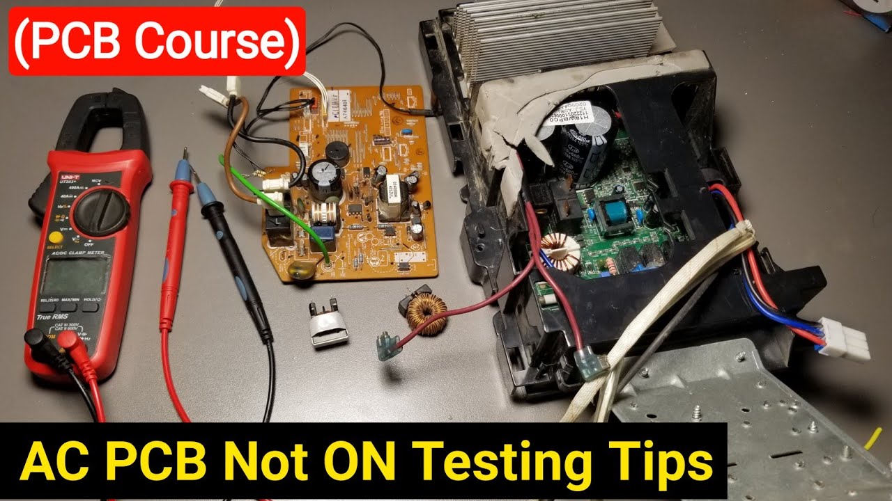 Air conditioner (PCB) not working trace fault and repair tips (Pcb ...
