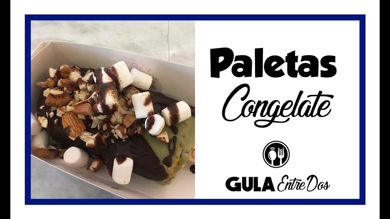 Paleta con Toppings Heladería Congelatte - YouTube