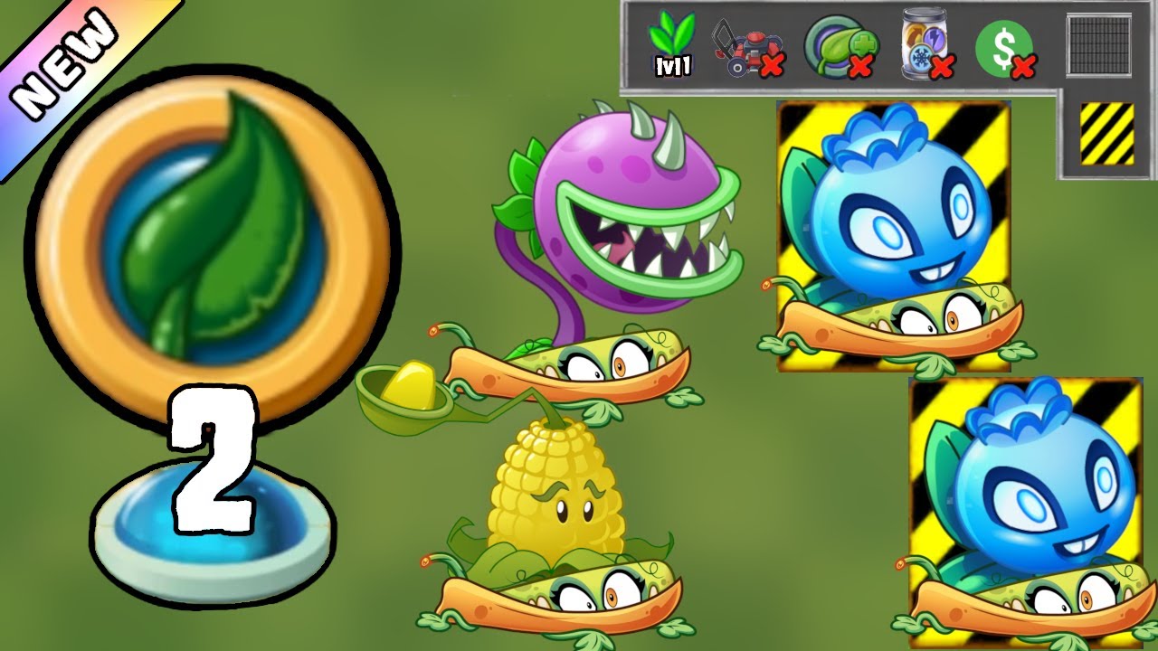 PvZ 2 - Plant of the Week Explode-o-Vine Level 2 [Plants Lvl 1 & No ...