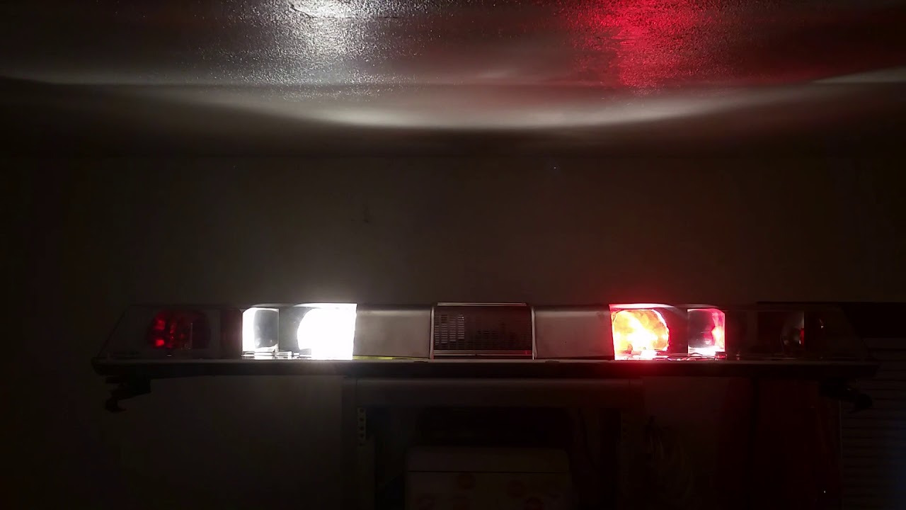 Code 3 Force 4 LP6000 w Stingrays. Lightbar and Stingray operation. - YouTube