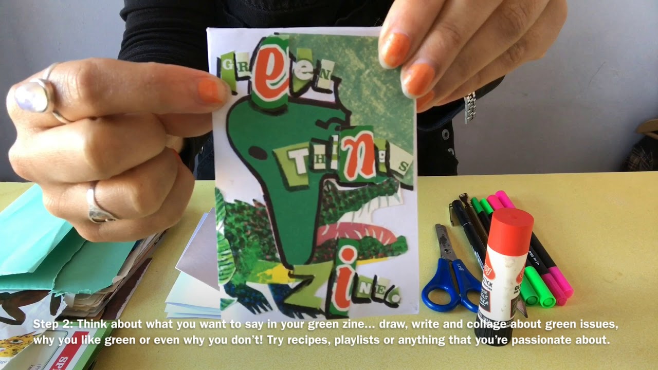 BAM Online - How to make a Green Zine - YouTube