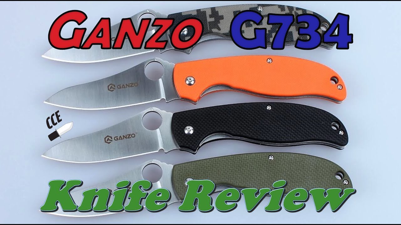 The TERRIFIC Ganzo G734! The Liner-Lock Sibling of the G733 and ...