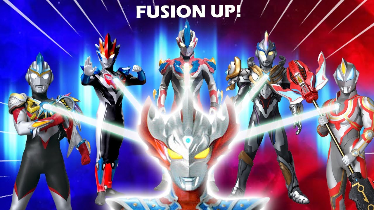 Ultraman Taiga Tri Strium + 5 Ultraman Final Form = Ultraman Reiga ...
