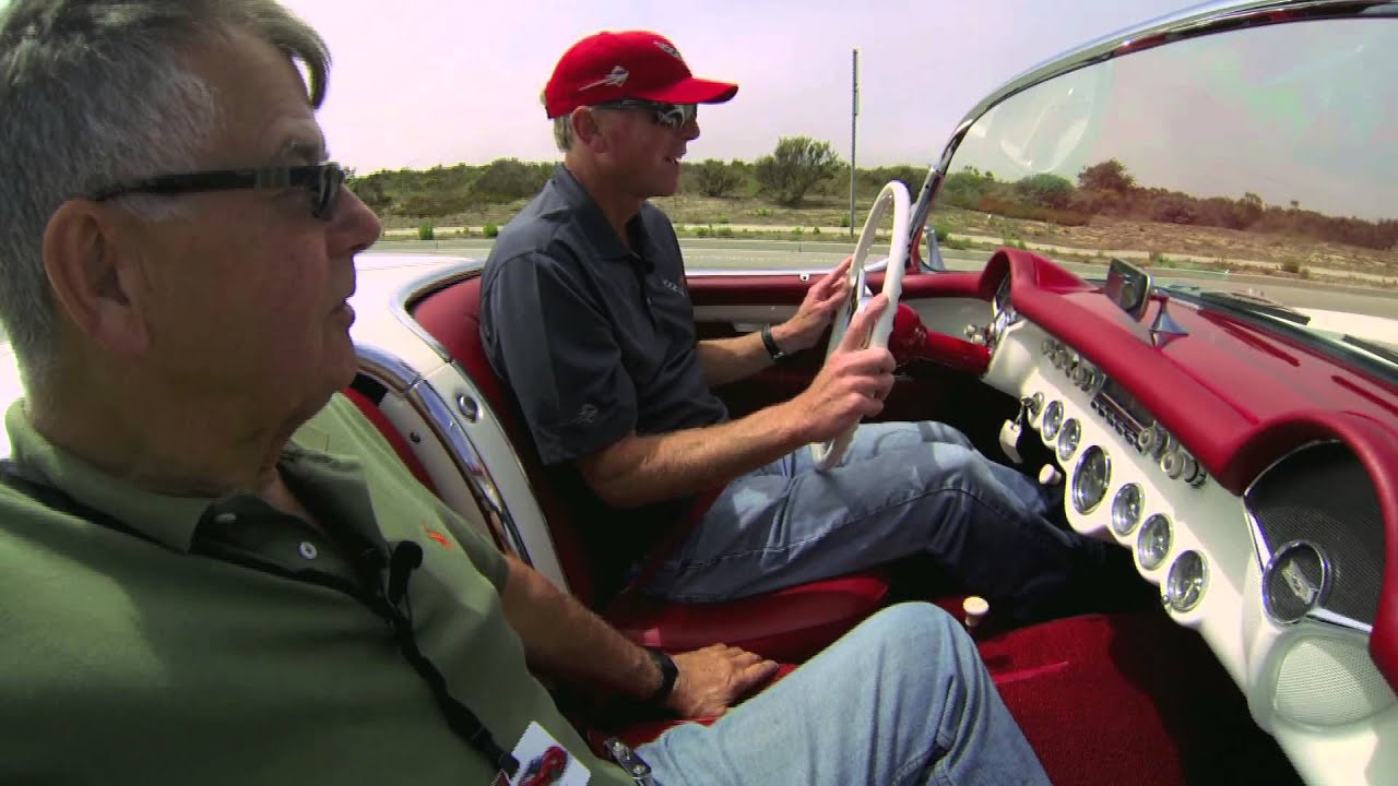 Car Nerds in a 1954 Chevrolet Corvette - YouTube