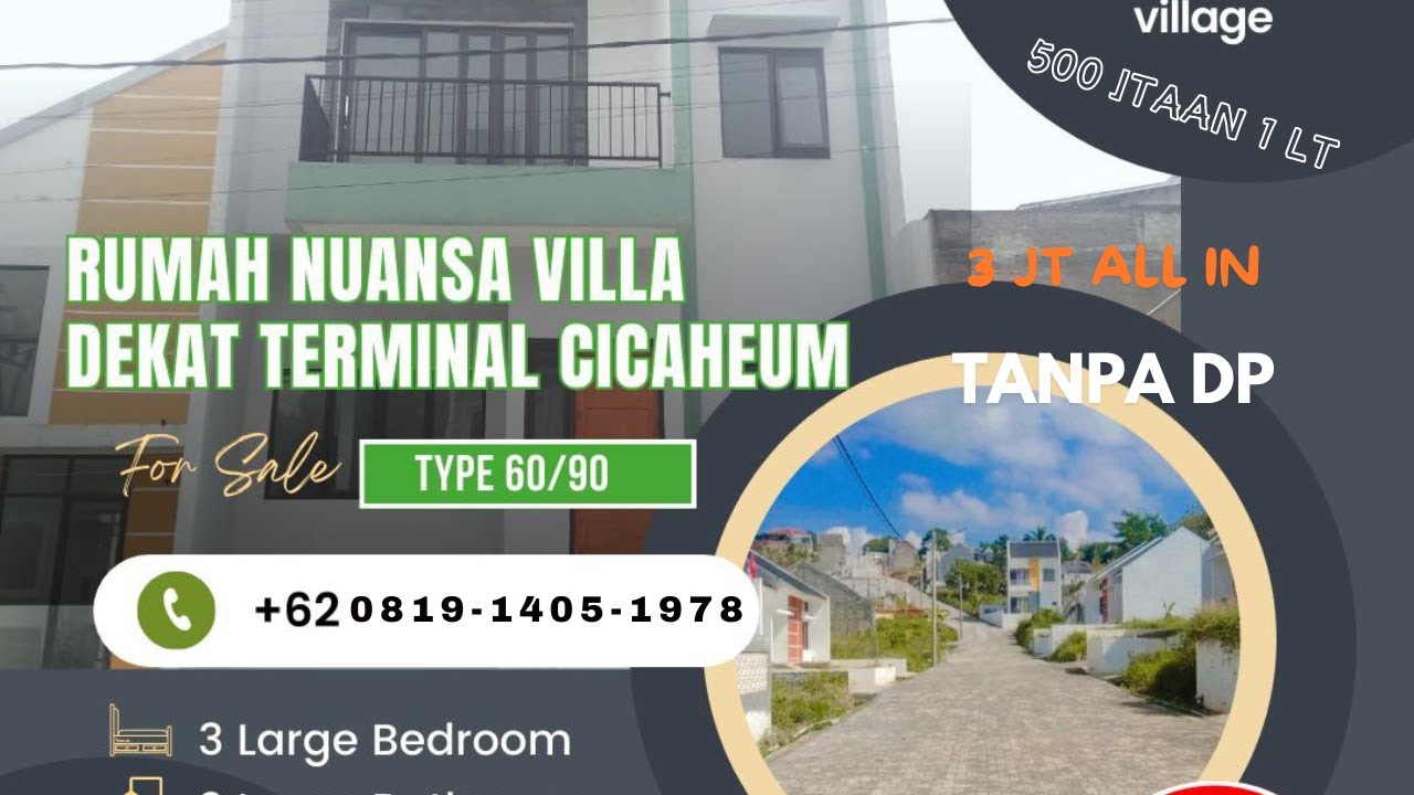 JATIHANDAP - EPS 2. NEW DESIGN FOREST VILLAGE ONE GATE TANPA DP ALL IN ...