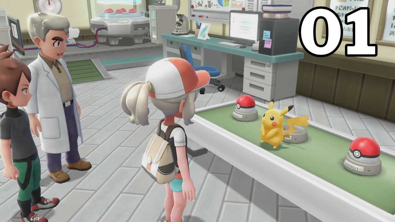 STARTER PIKACHU - Pokemon Let's Go Pikachu Playthrough Part 1 - YouTube